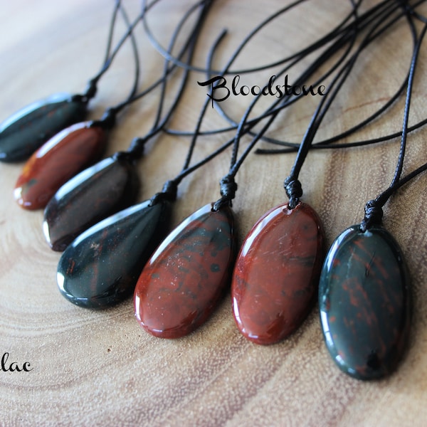 Bloodstone Necklace - Etsy