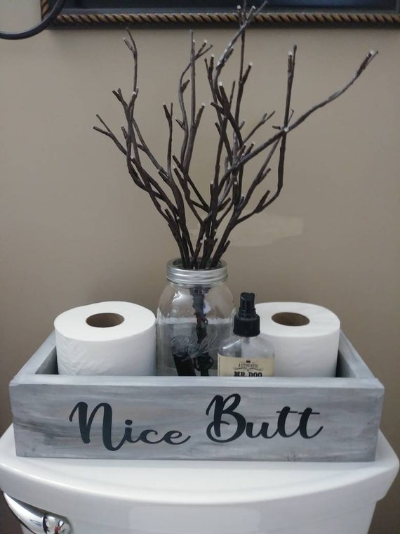 Rustic Toilet Paper Holder Rustic Home Decor Hello Sweet | Etsy