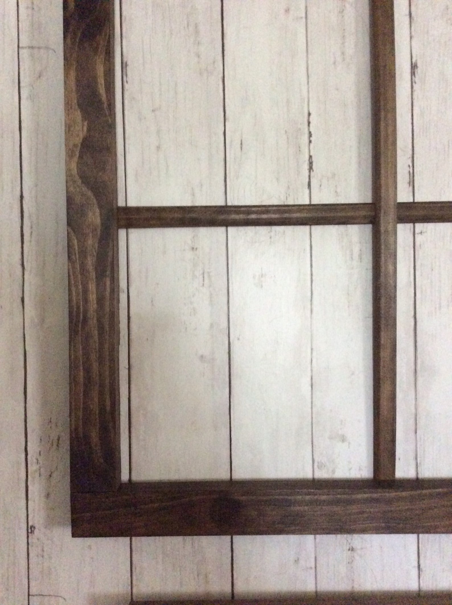 Window Frame, Wall Decor, Farmhouse Windows, 6 Pane Window, Rustic ...