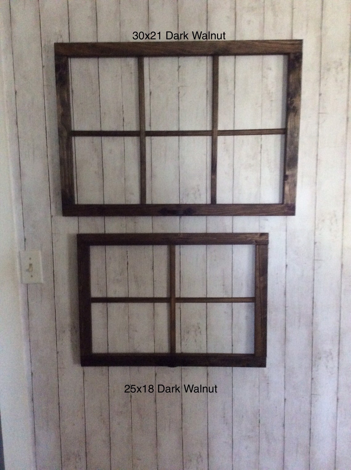 Window Frame Wall Decor Farmhouse Windows 6 Pane Window - Etsy