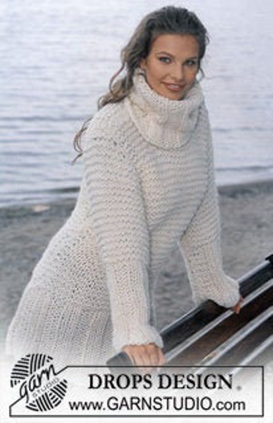 Knit Wool Women Sweater, Chunky Long Hand Knit Jumper, Gift for Her - Etsy