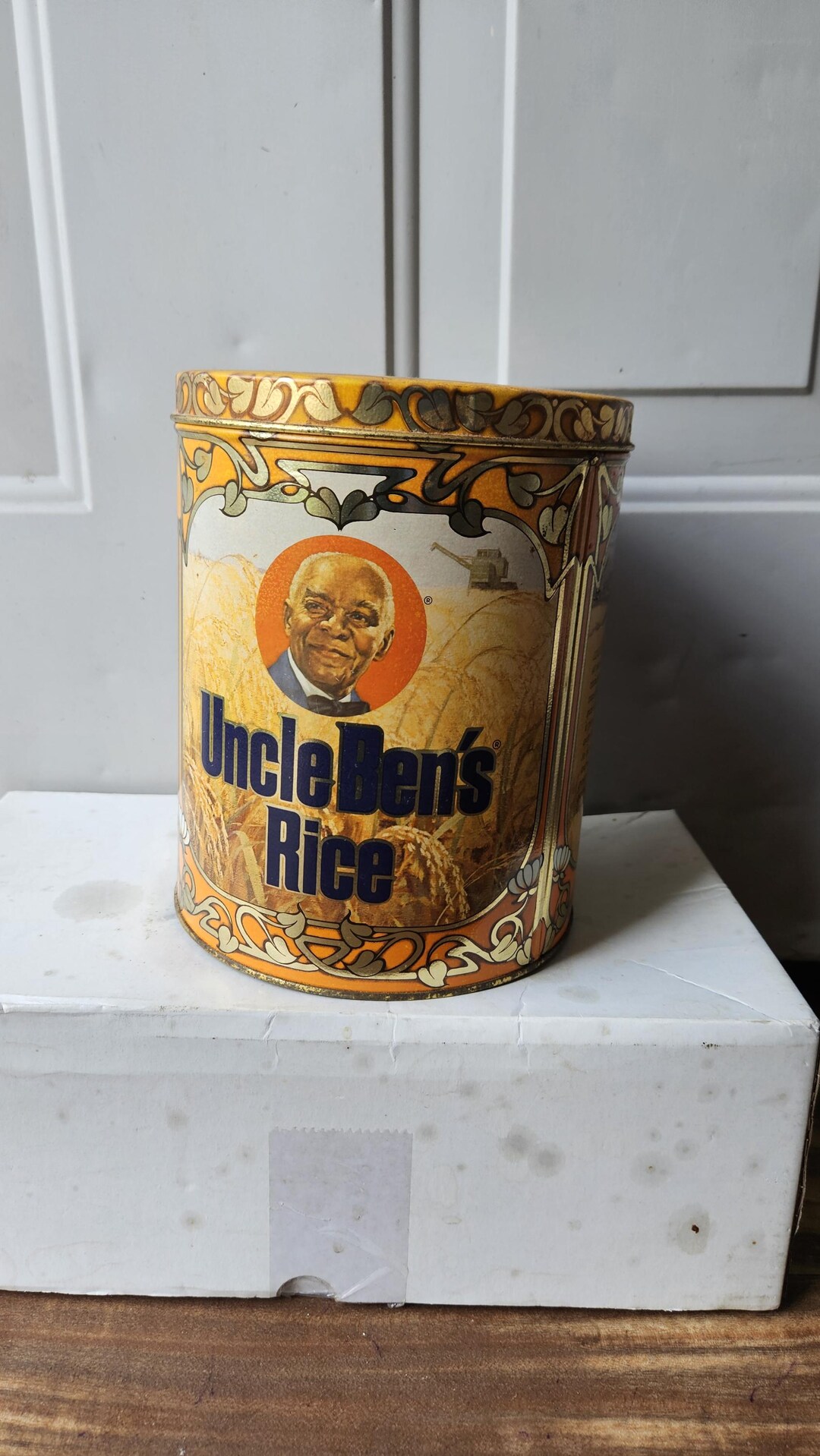 Uncle Ben's Rice Tin, 1943-1983 40th. Anniversary Tin - Etsy