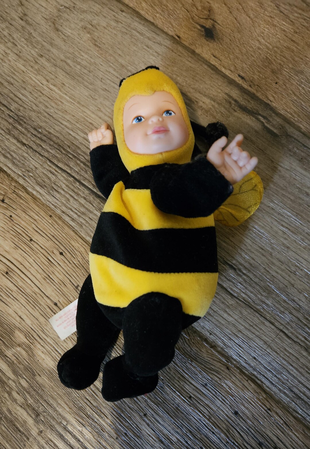 Adorable Geddes Baby Bumble Bee Plush Beanie Doll, Shade of Yellow and ...