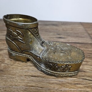 Vintage Brass Shoe Ashtray, Boot Style Ashtray - Etsy