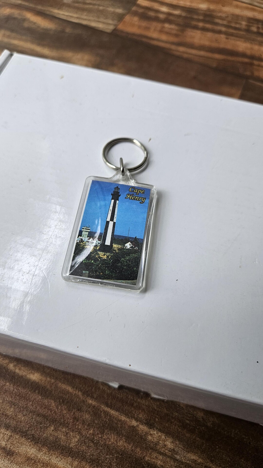 Old Cape Henry Lighthouse Key Ring Keychain - Etsy