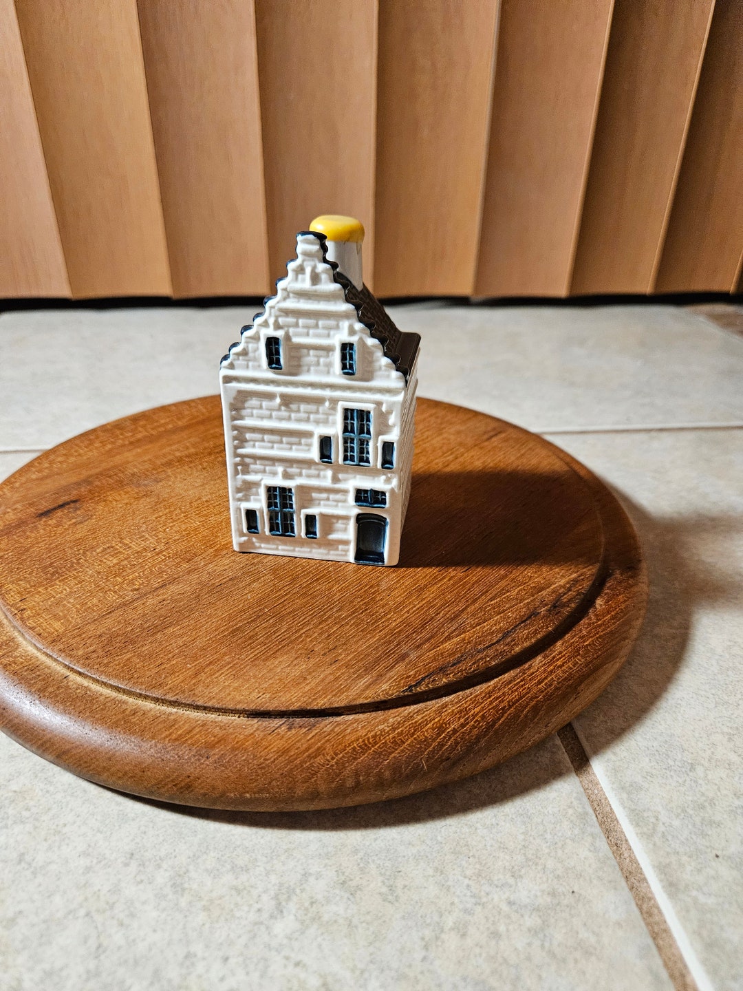 KLM Airlines Porcelain Blue Delft Miniature House Figurine #82 ...