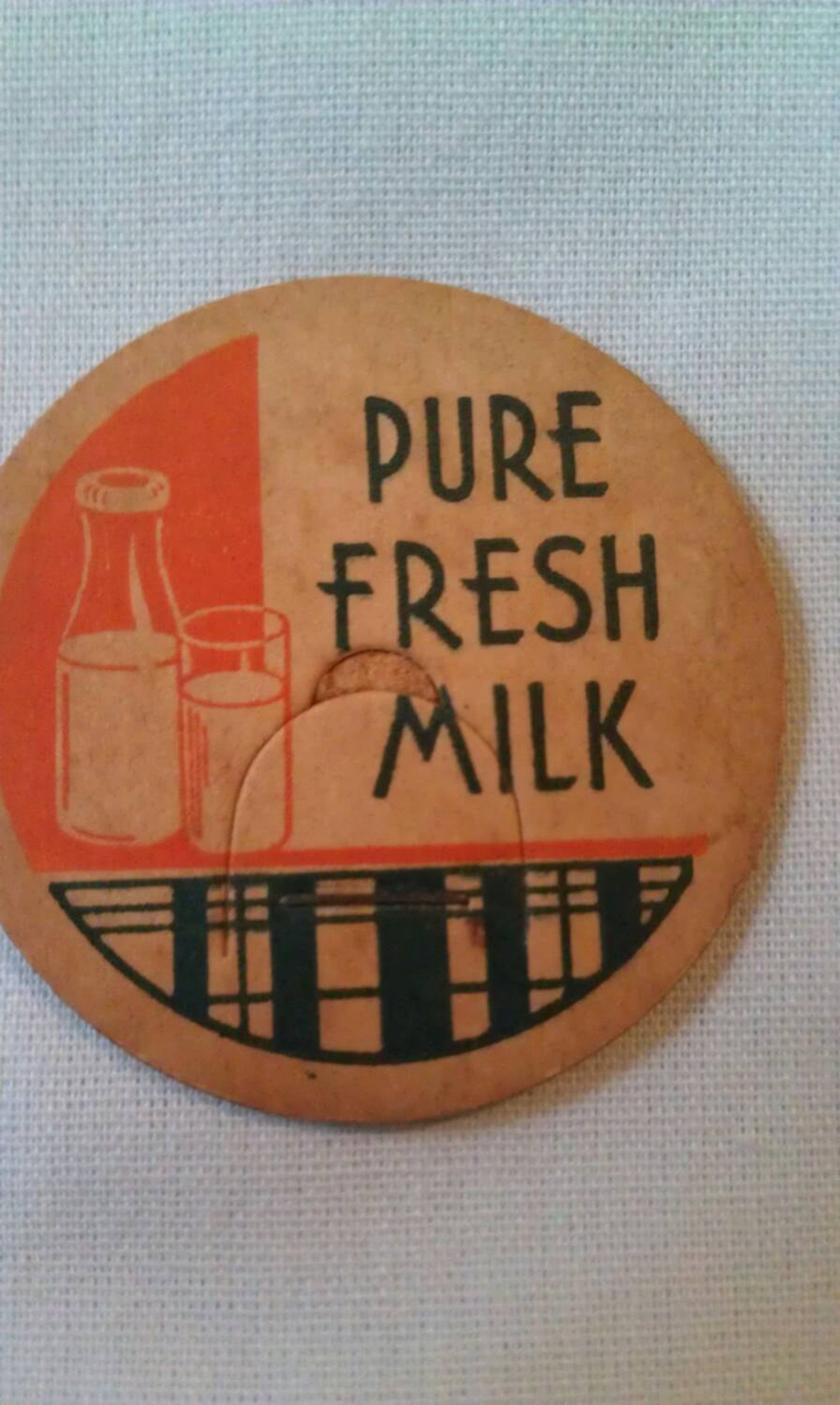 Pure Fresh Milk Bottle Cap - Etsy