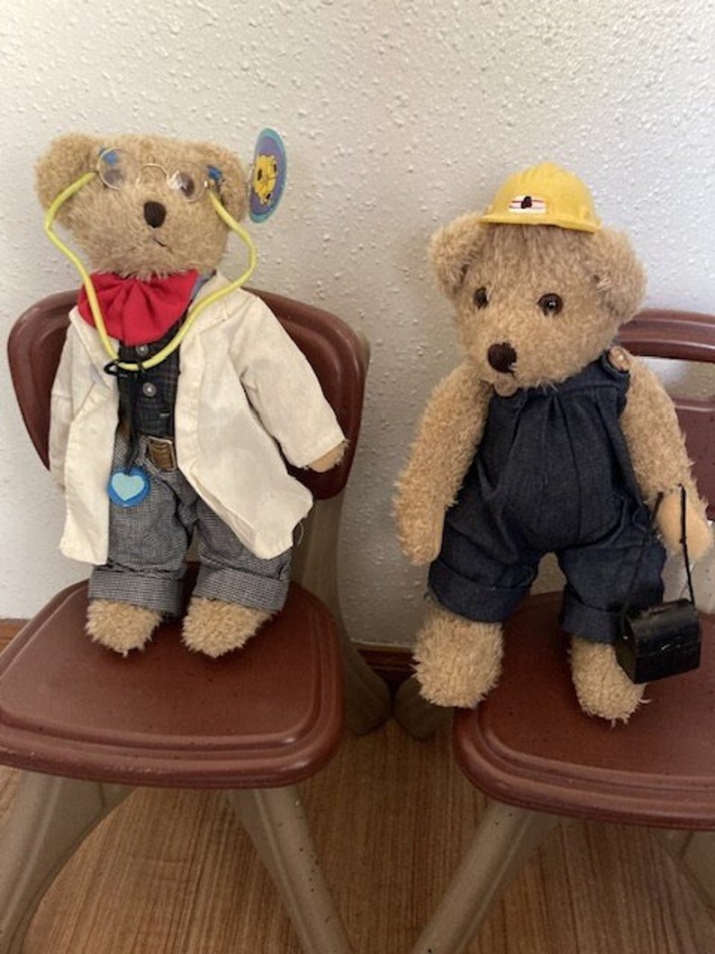 Professional Teddy Bears by Brewester Buddies, Doctor and Construction ...