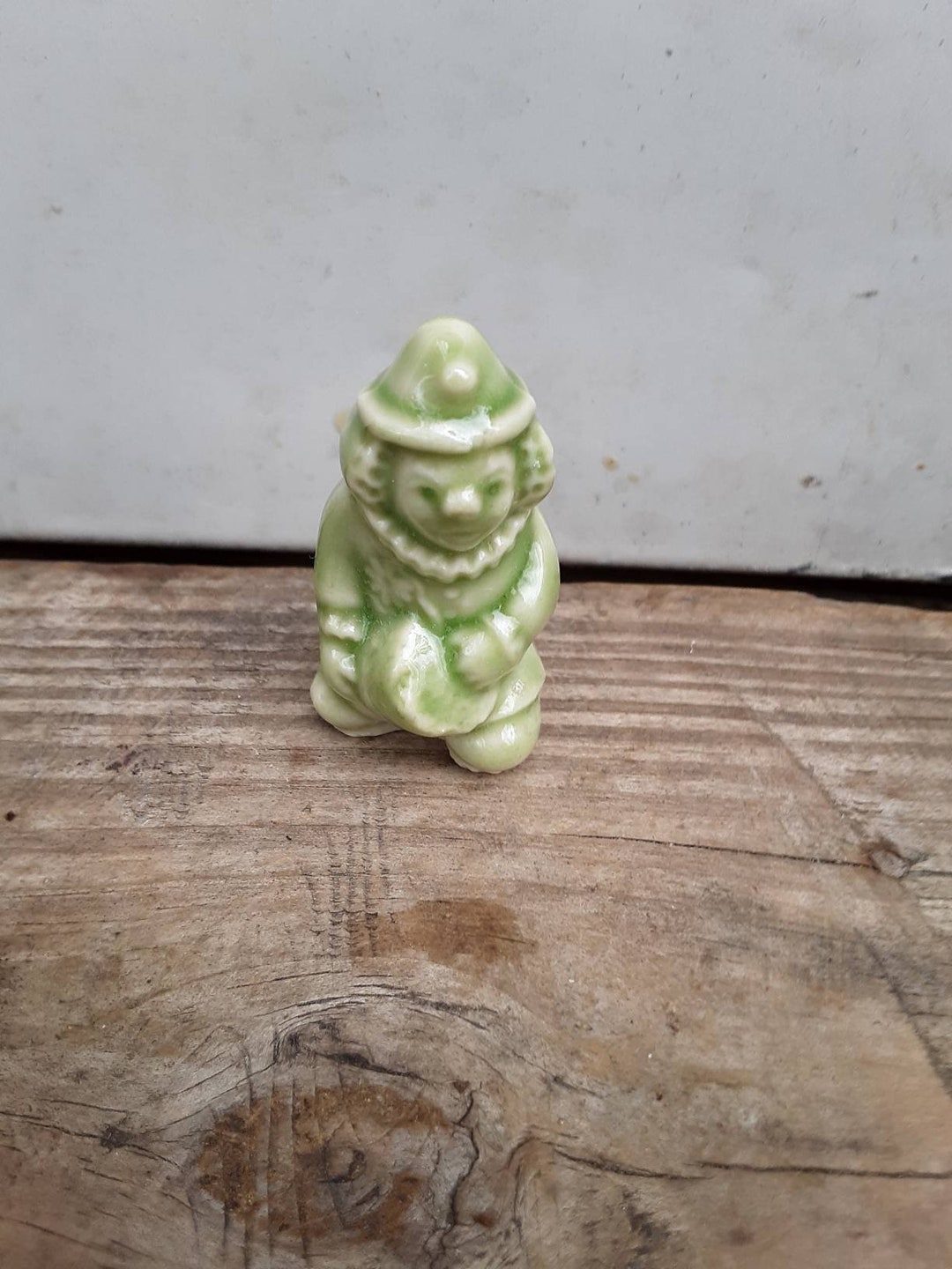Wade Pottery England Red Rose Tea Clown Circus Animals Green Tone Clown ...