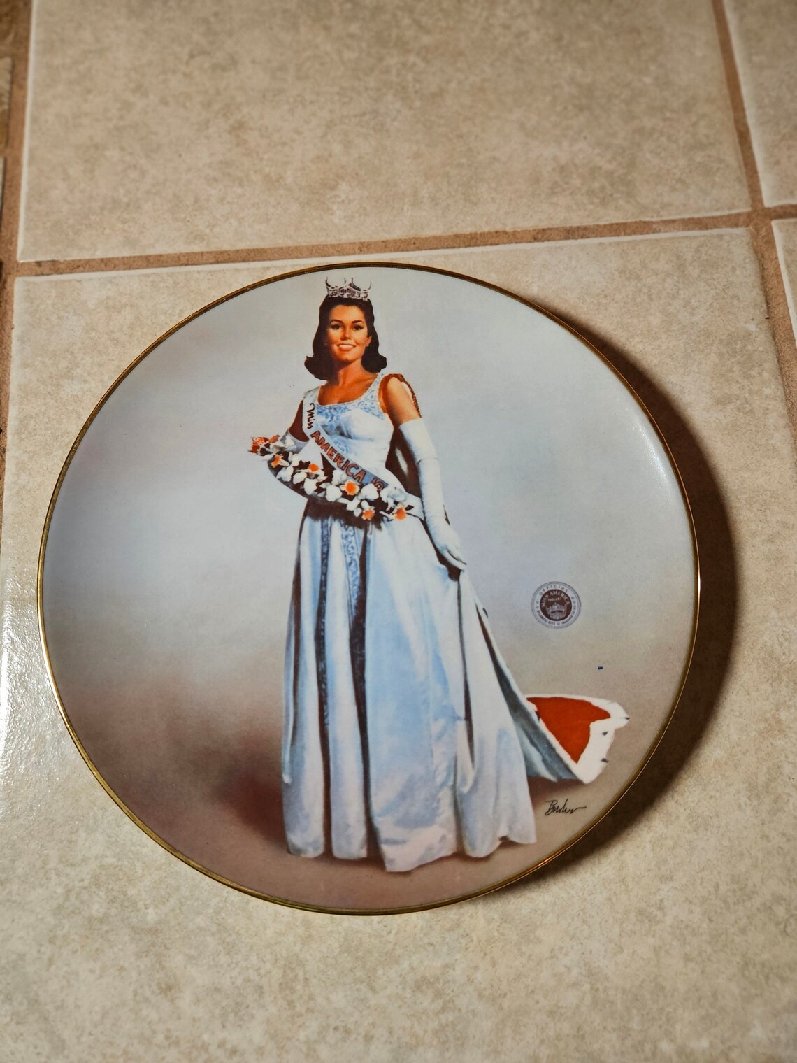 Miss America 1975 Collector Plate, Limited Edition - Etsy