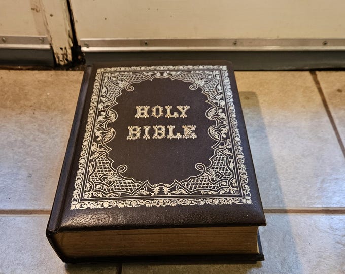 Holy Bible Family Record and Library Rrference Edition Crusade Holy ...