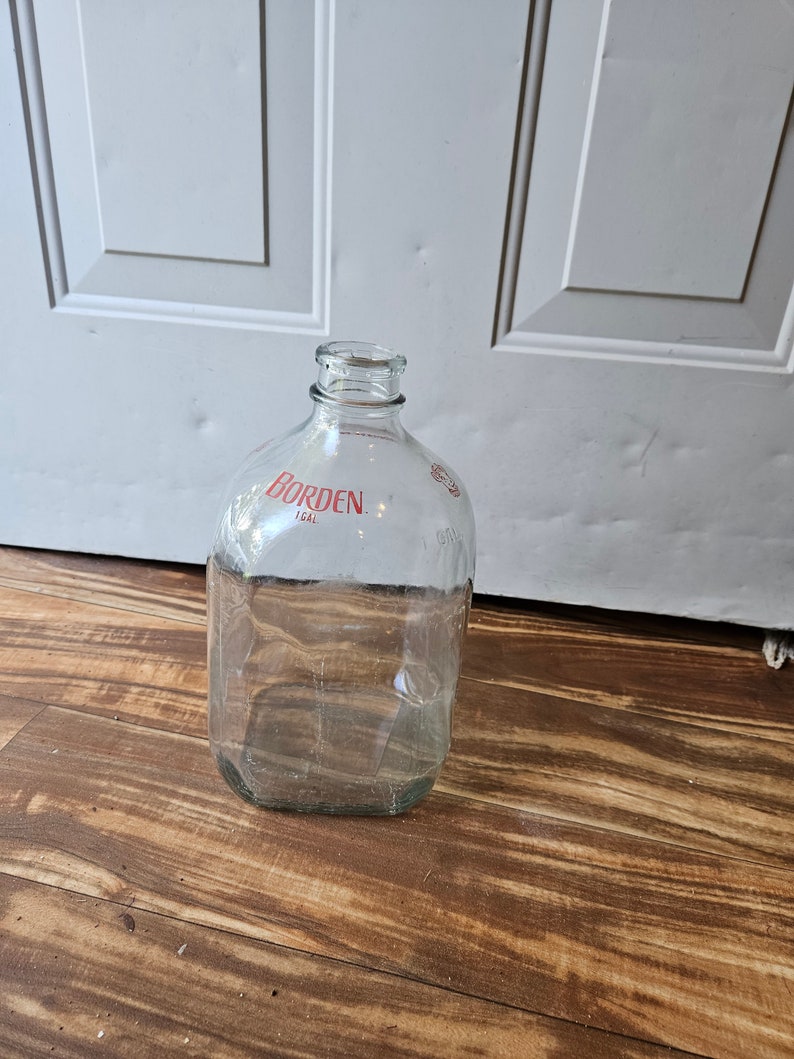 Vintage Bordens Elsie Cow Gallon Milk Jug, Square Bottle - Etsy