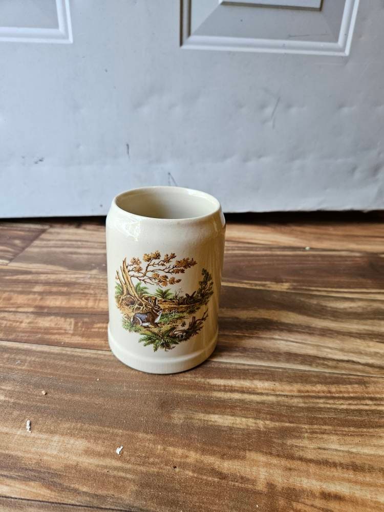 Vintage Meiselman Bavaria Mug Stein With Rabbit in the Woods Design - Etsy