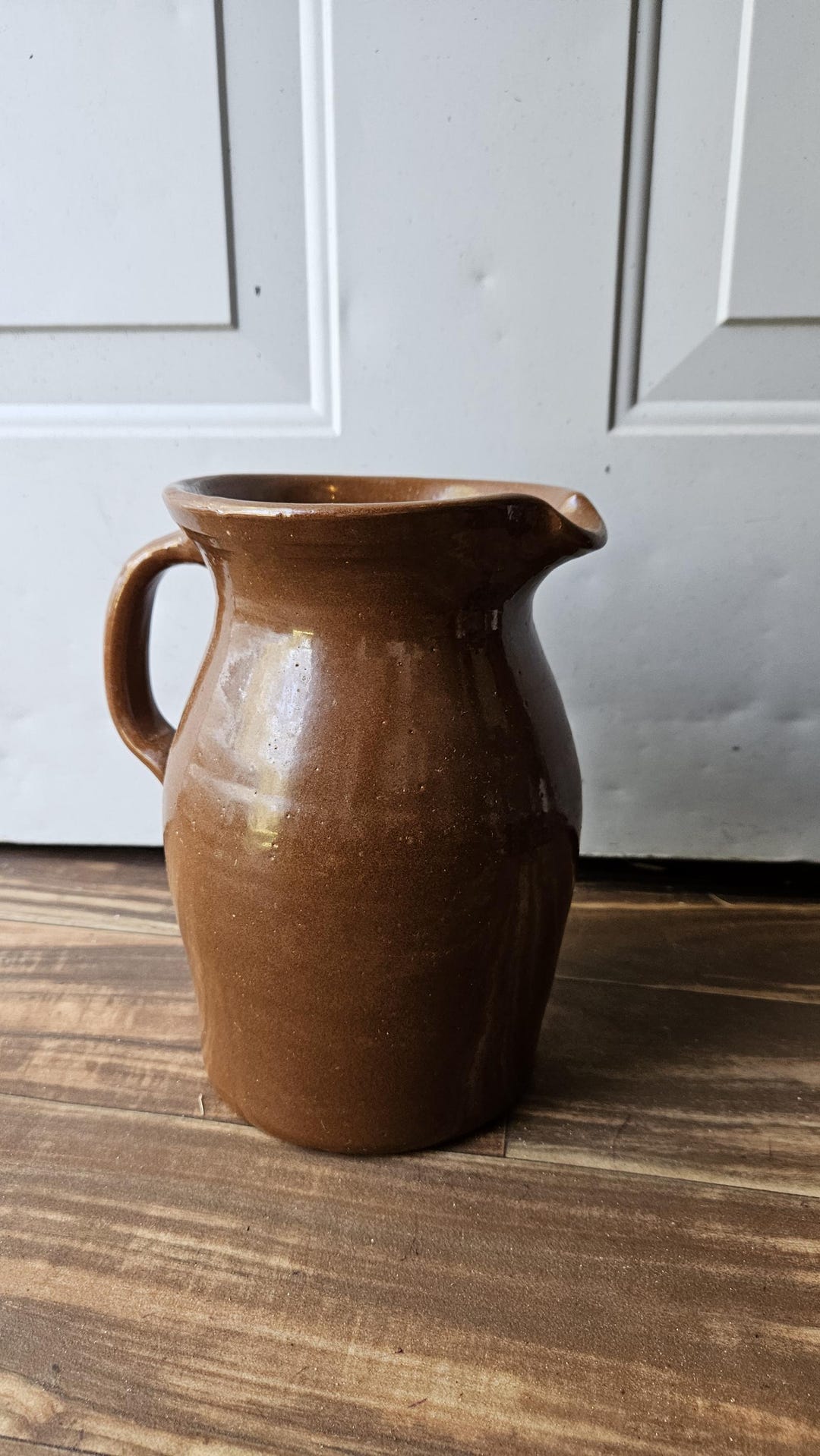 Vintage Albany Slip Stoneware One Gallon Size Pitcher Jug - Etsy