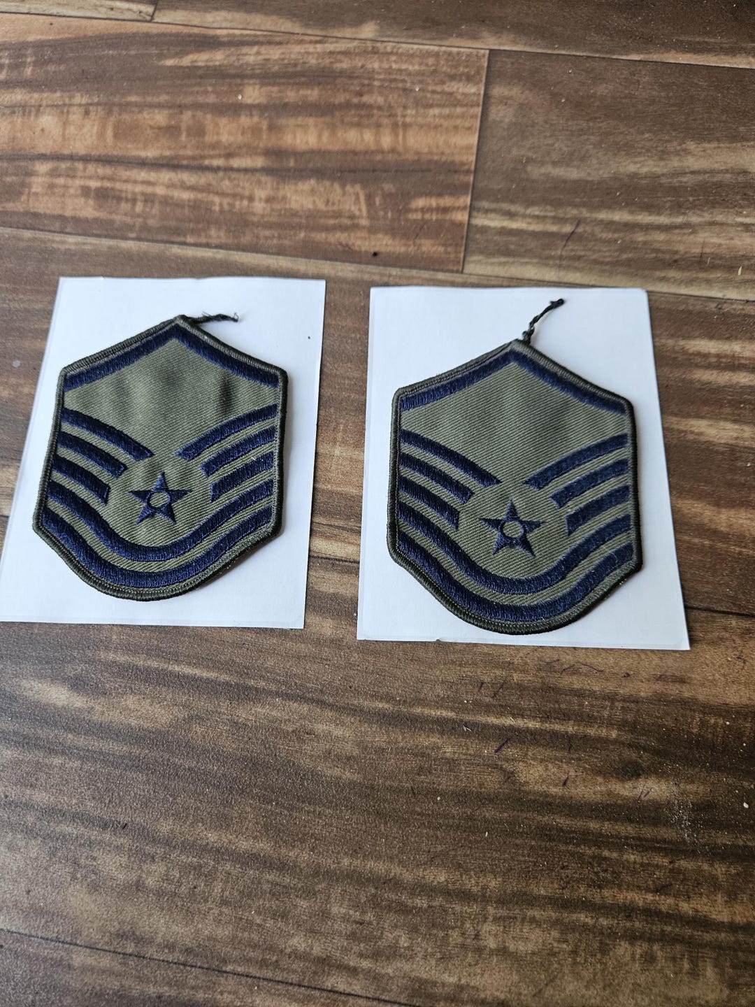 US Air Force Master Sergeant Stripes Staff Set of 2 MSGT Military Army Pilot USAF Patch - Etsy