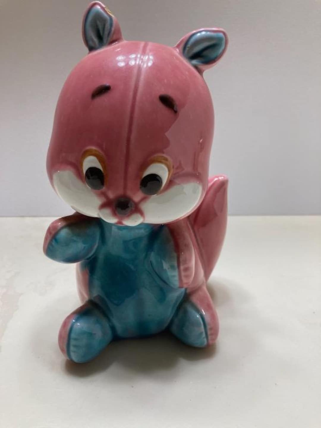 Pink and Blue Chipmunk Coin Bank - Etsy