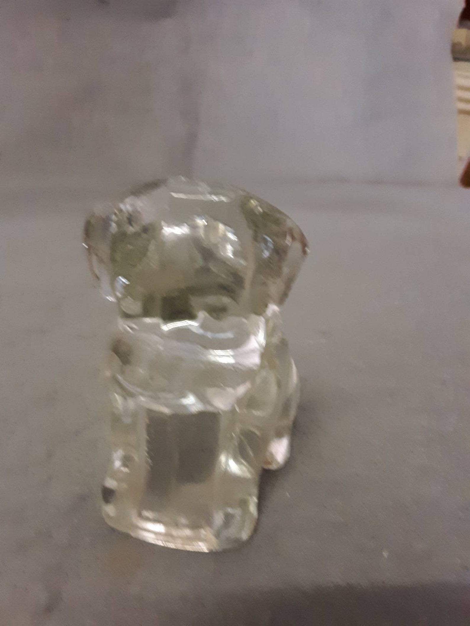 Glass Candy Container Nappy the Dog Glass Candy Container - Etsy