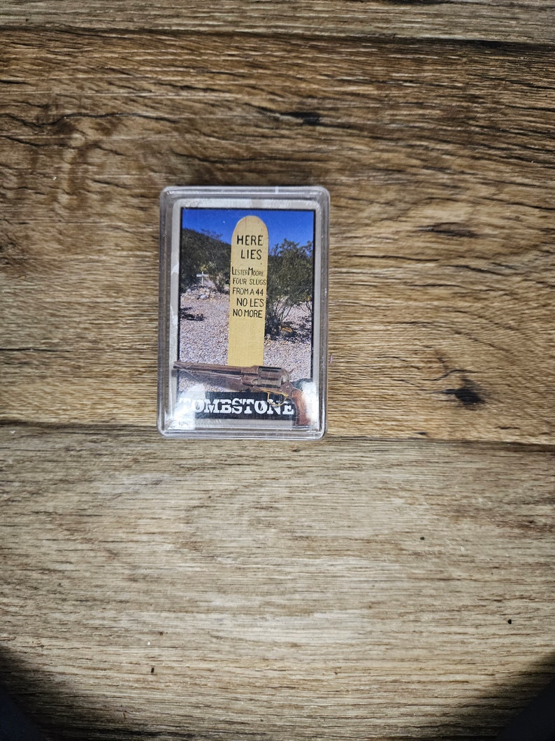 Tombstone Here Lies Souvenir Collectible Playing Cards - Etsy