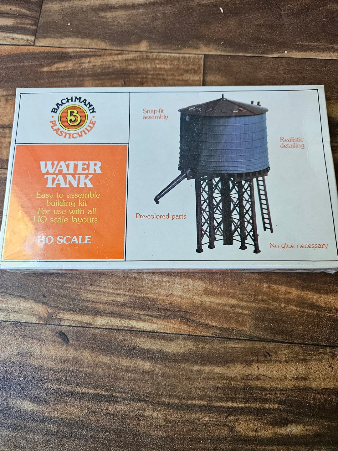 Bachmann Plasticville Water Tank Kit Mint in Box Train Ho Scale No ...