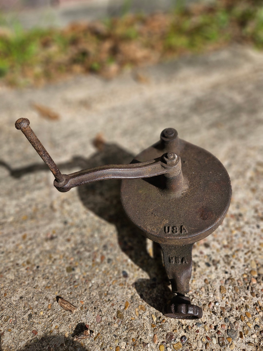 Vintage Hand Crank Stone Grinder Sharpener, Made in USA Bin 764 - Etsy