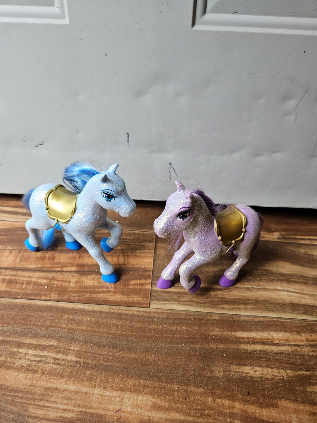Mini 3 Musketeers Purple and Blue Horses Children's - Etsy