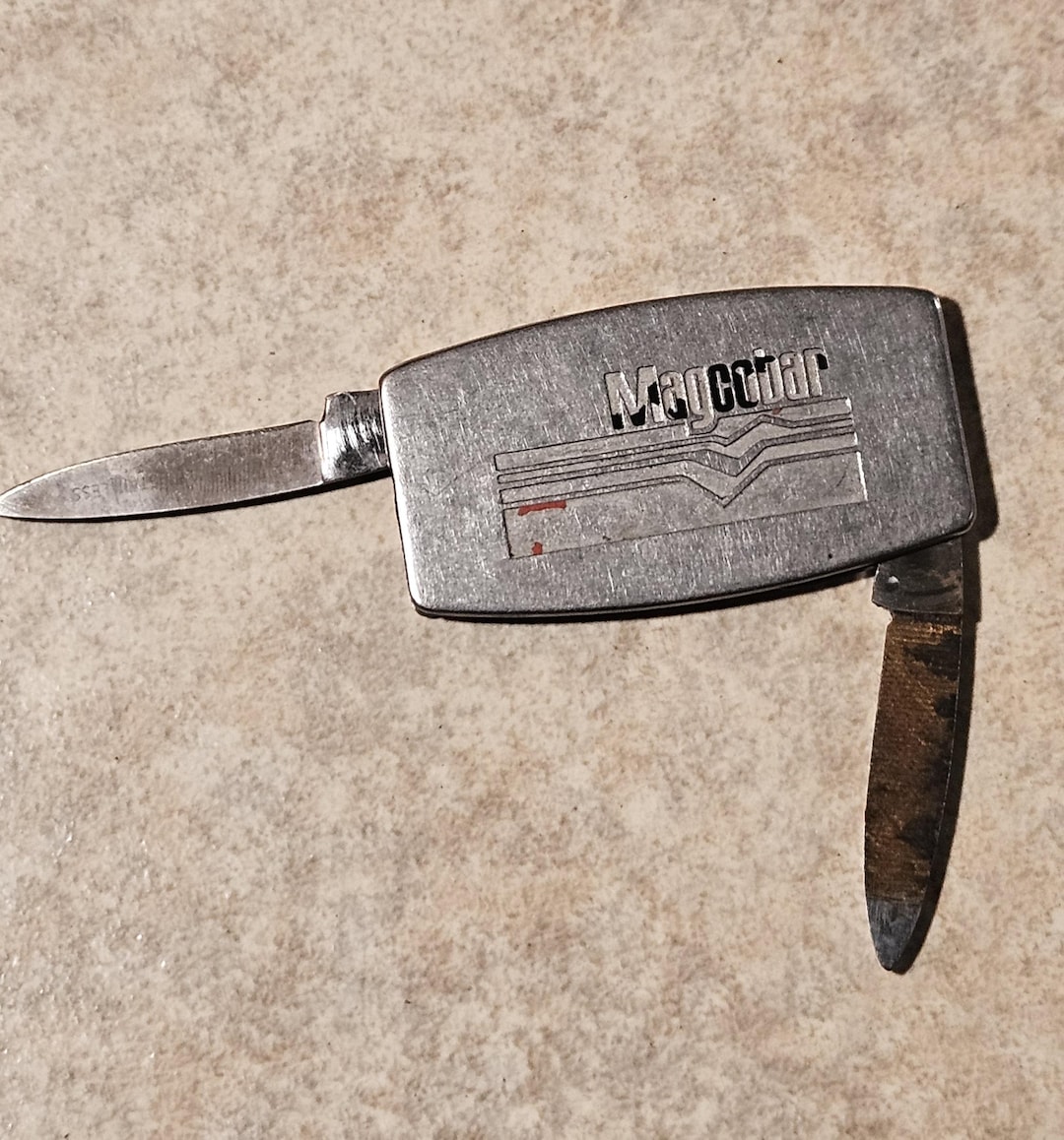 Zippo Magcobar Pocket Knife, Souvenir, Collectible. Bin 37VA - Etsy