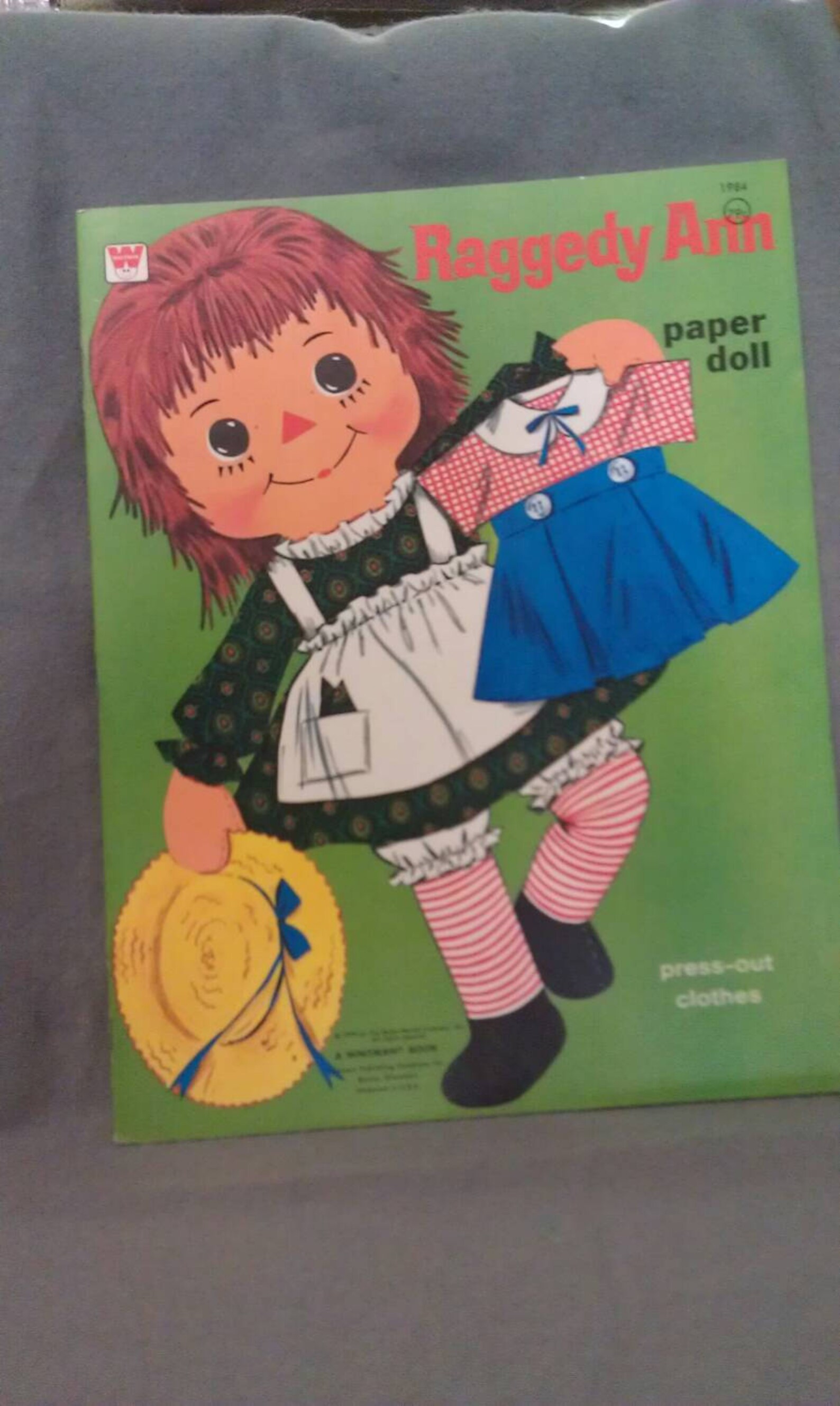 Raggedy Ann Paper Doll Uncut in Book - Etsy