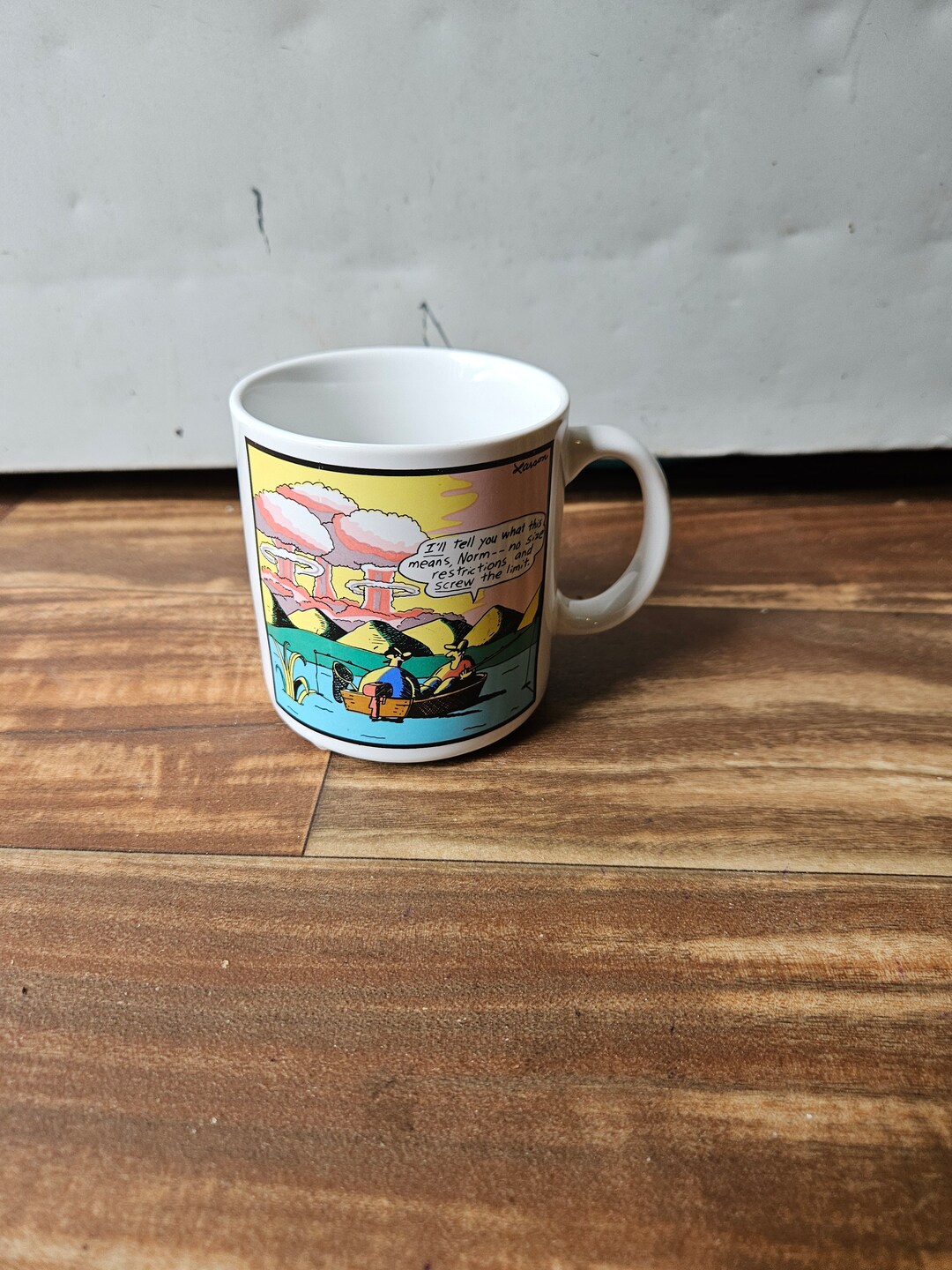 The Far Side by Gary Larson Coffee Mug 1986 I'll Tell You What This ...