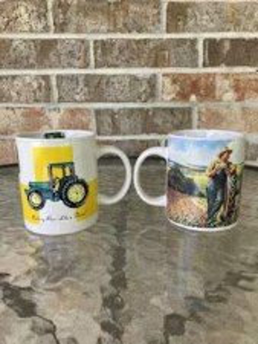 Mugs à Café John Deere, Farmer and Son et Scènes de Champ de Maïs, Mugs ...