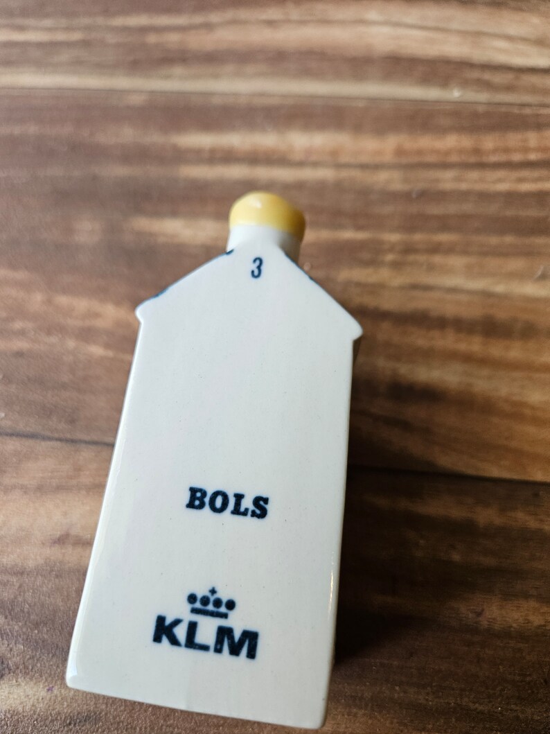 KLM Bols Liquor Bottle No. 3 Miniature Blue Delfts Liquor Bottle - Etsy