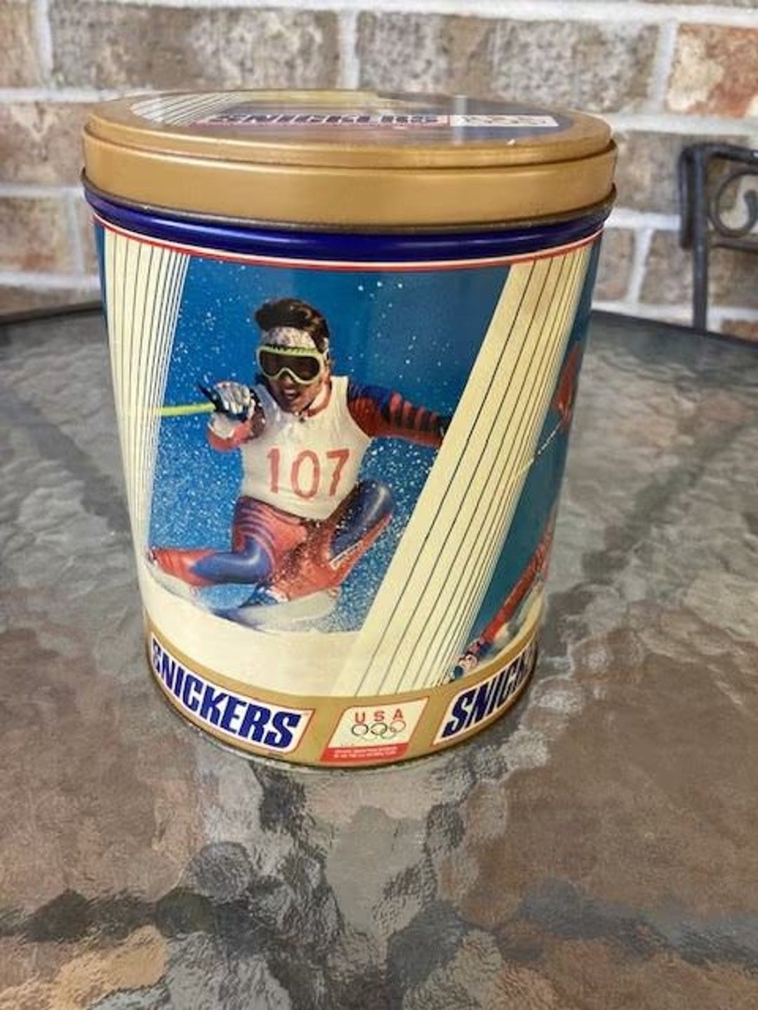 Snickers 1992 U.S. Olympic Team Tin, Collectible Tin. Bin 417 - Etsy