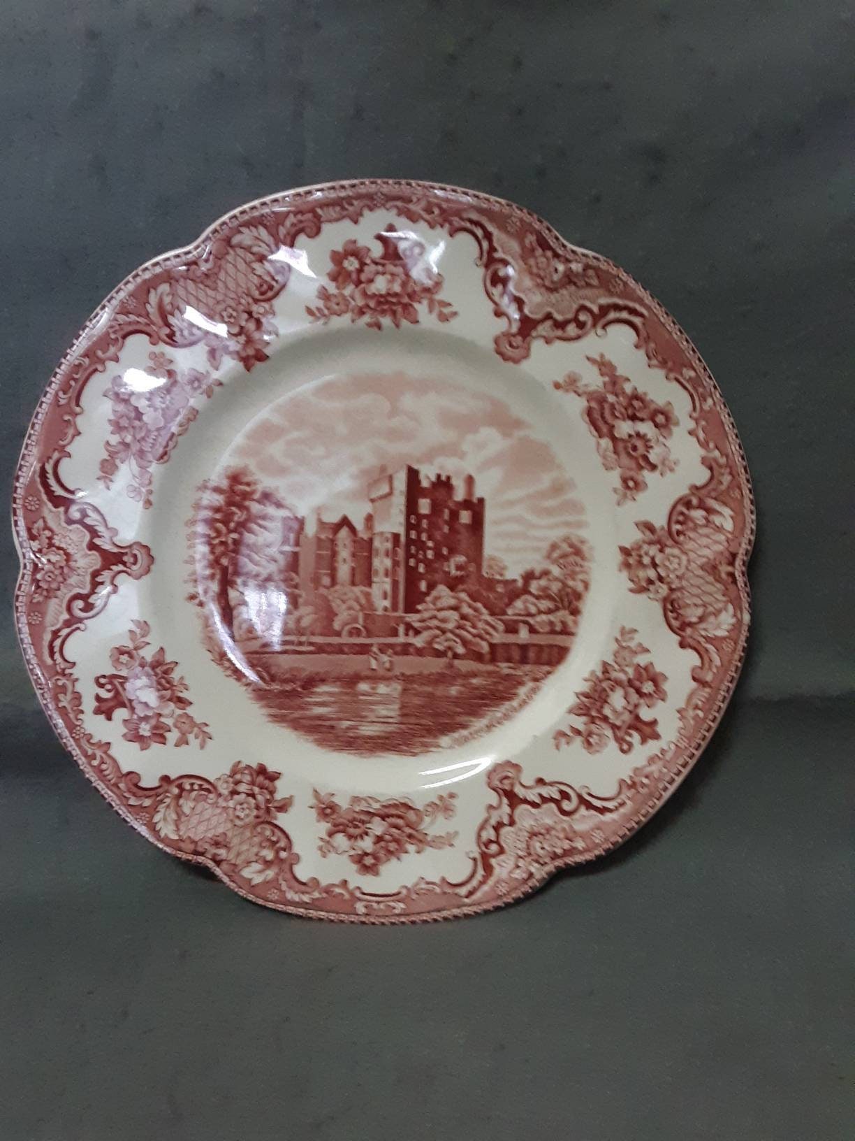 Johnson Bros. England Old Britain Castles Plate Scene on Plate | Etsy