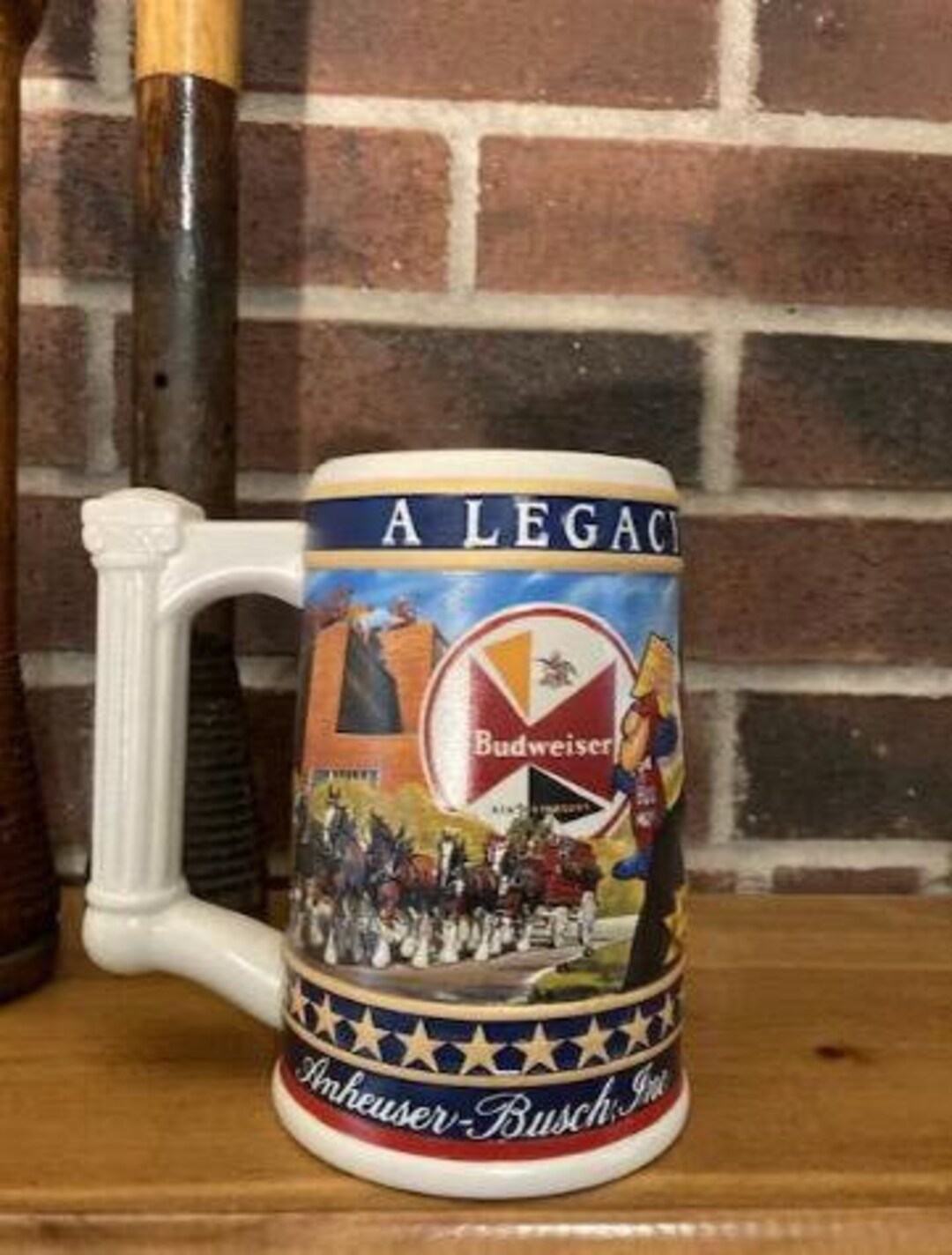 1946-1975 Budweiser "a Legacy of Quality" Beer Stein Anheuser Busch ...