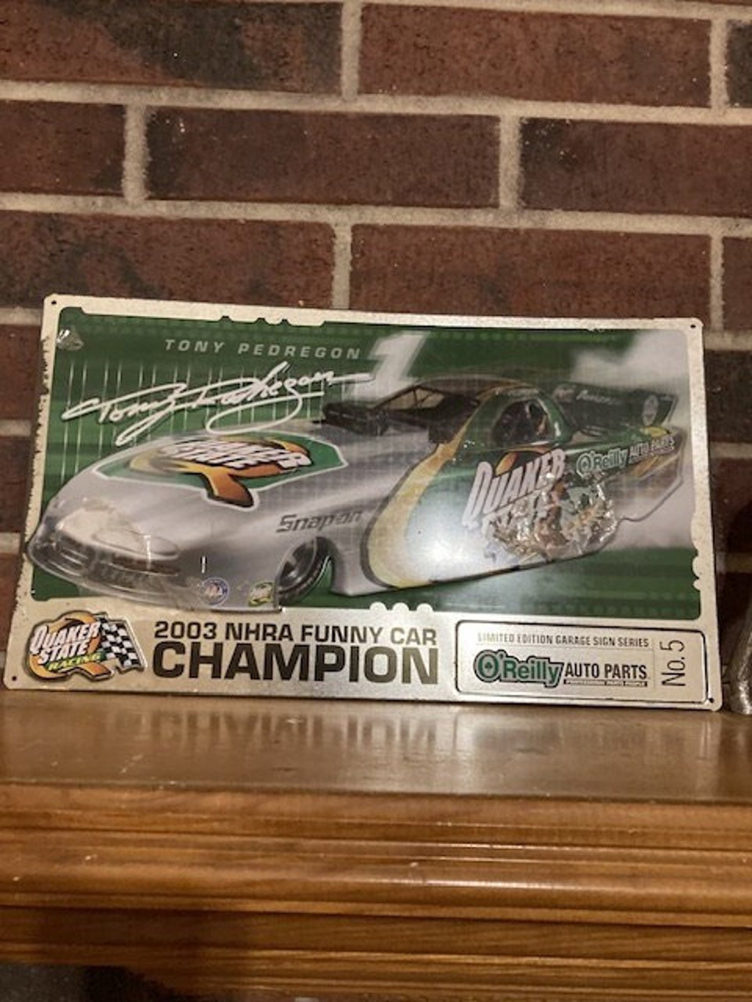 Quaker State Racing Tony Pedregon 2003 NHRA Funny Car Champion Limited ...