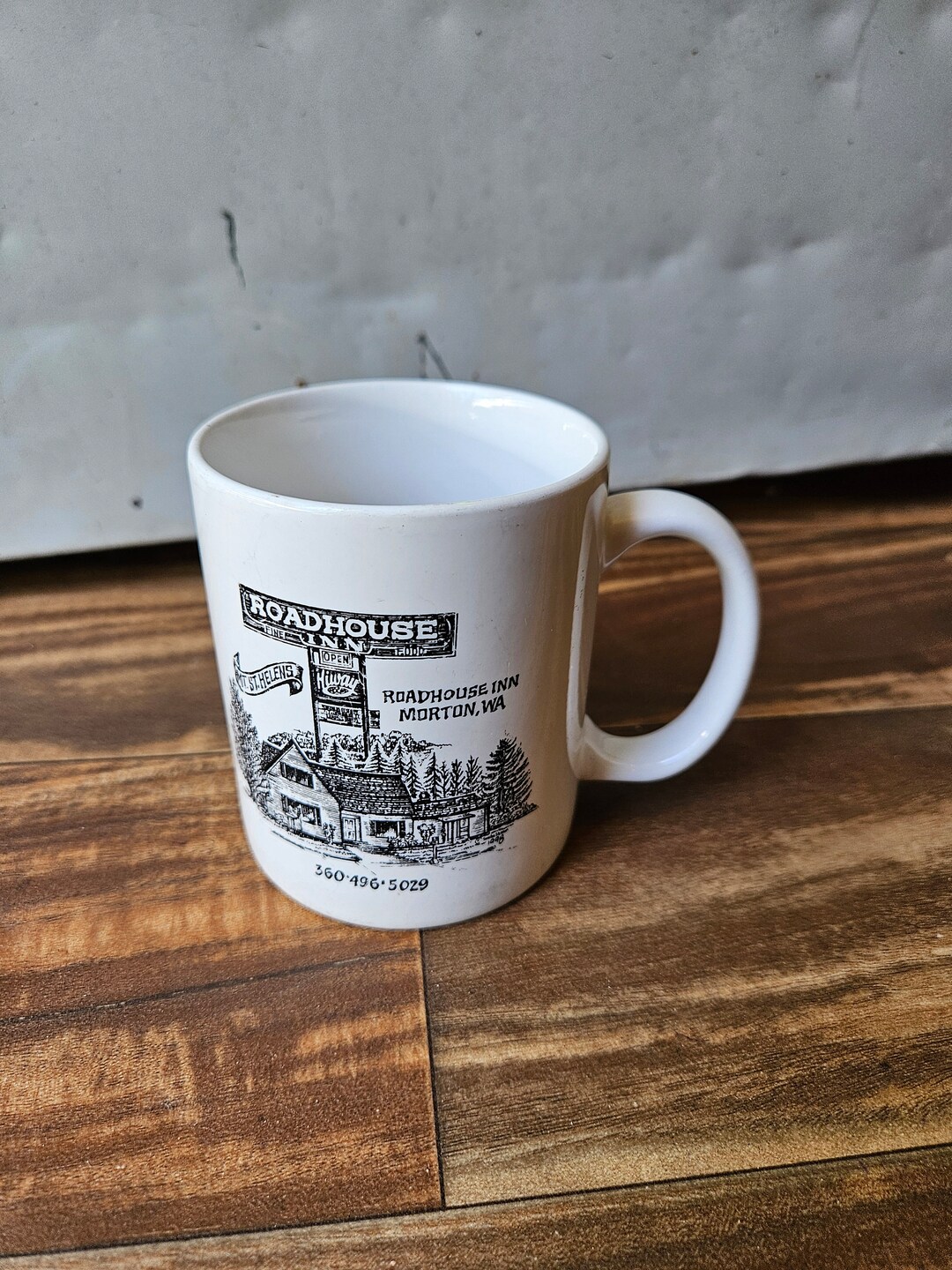 Roadhouse Inn Coffee Mug Open Hiway Mt. St. Helens of Morton WA ...