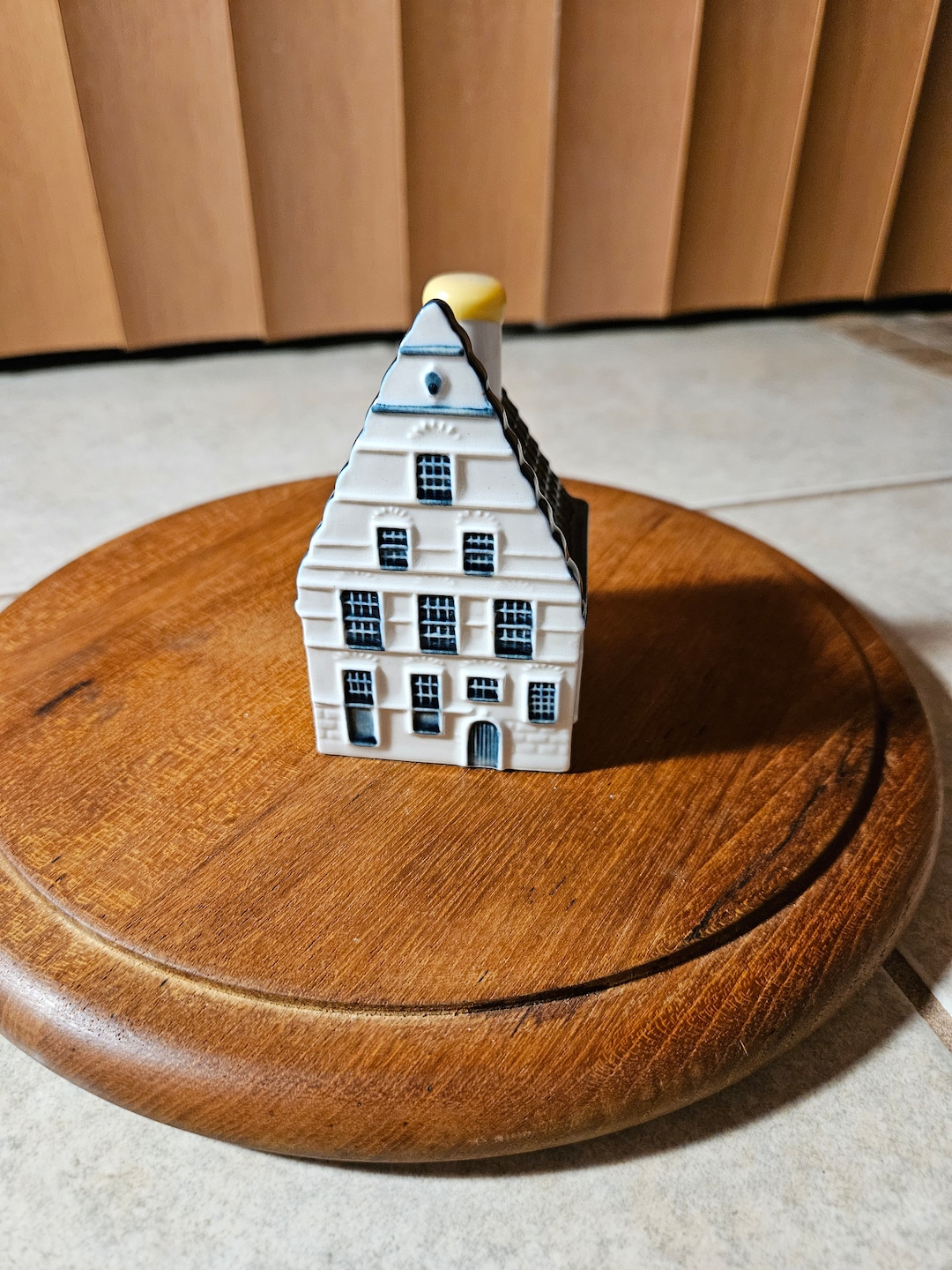 KLM Airlines Porcelain Blue Delft Miniature House Figurine #35 ...