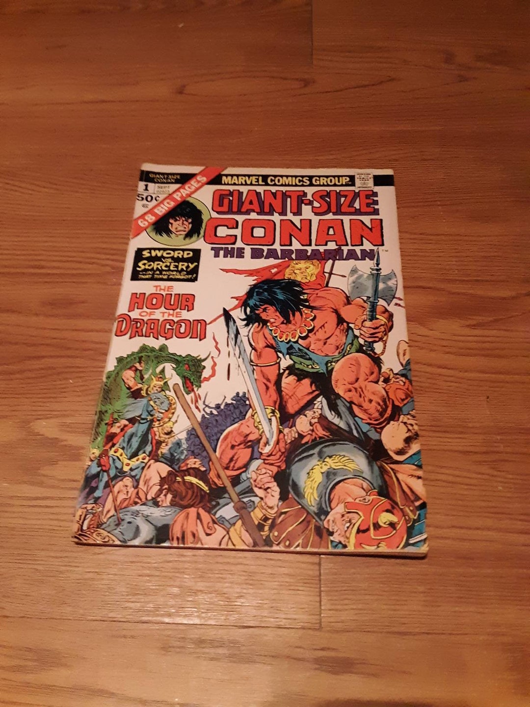 Giant-size Conan the Barbarian Comic Book, 1974 - Marvel Comics - Etsy