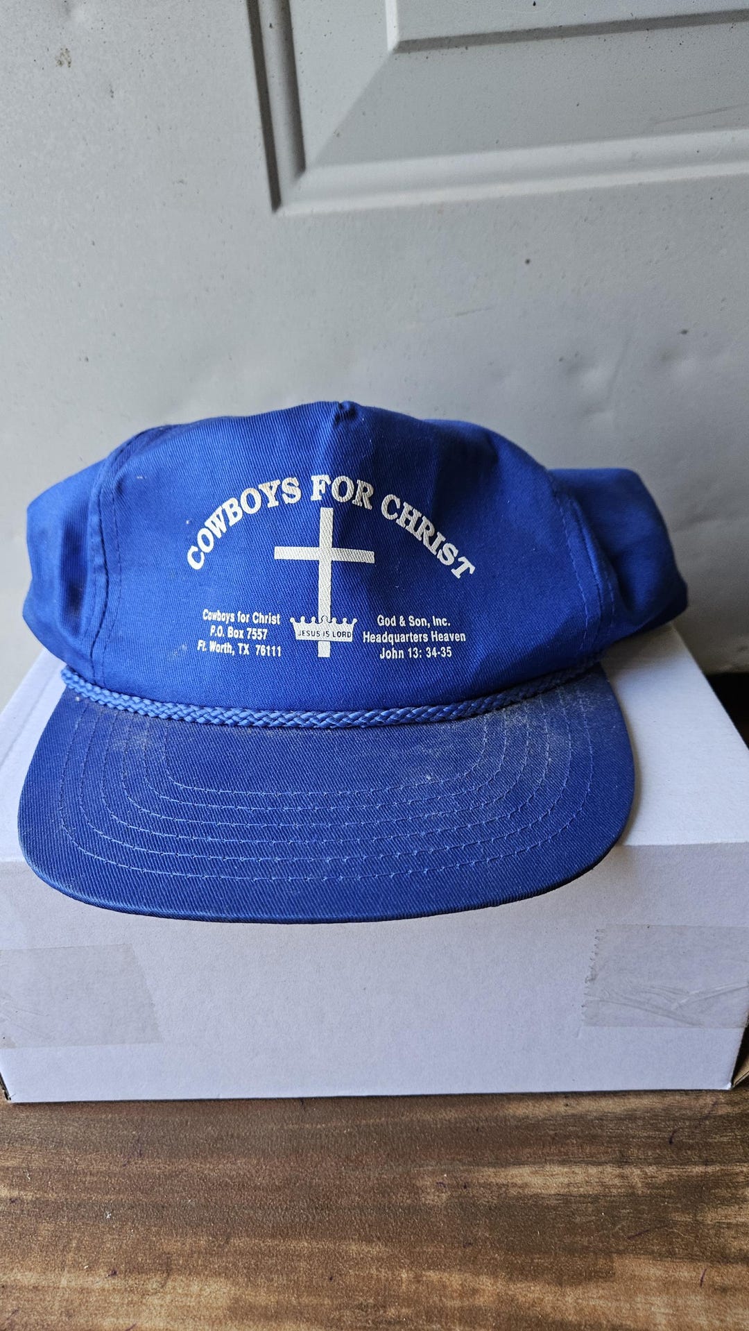 Cowboys for Christ Baseball Cap Jesus is Lord Ft. Worth TX. God & Son ...