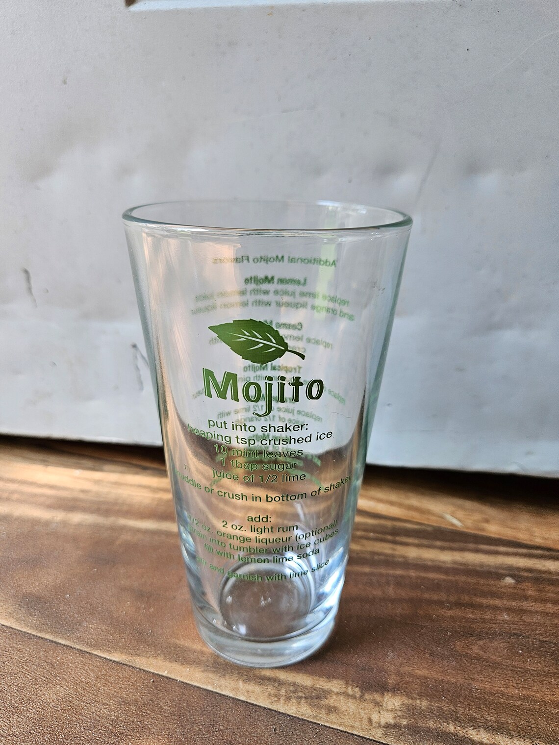 Mojito Mixing Glass Cocktail by Libbey Glass Cocktail Mixing Glass With ...