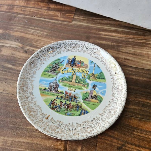Gettysburg Plate - Etsy