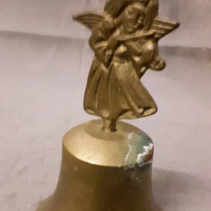Brass Bell With Angel Bell - Etsy