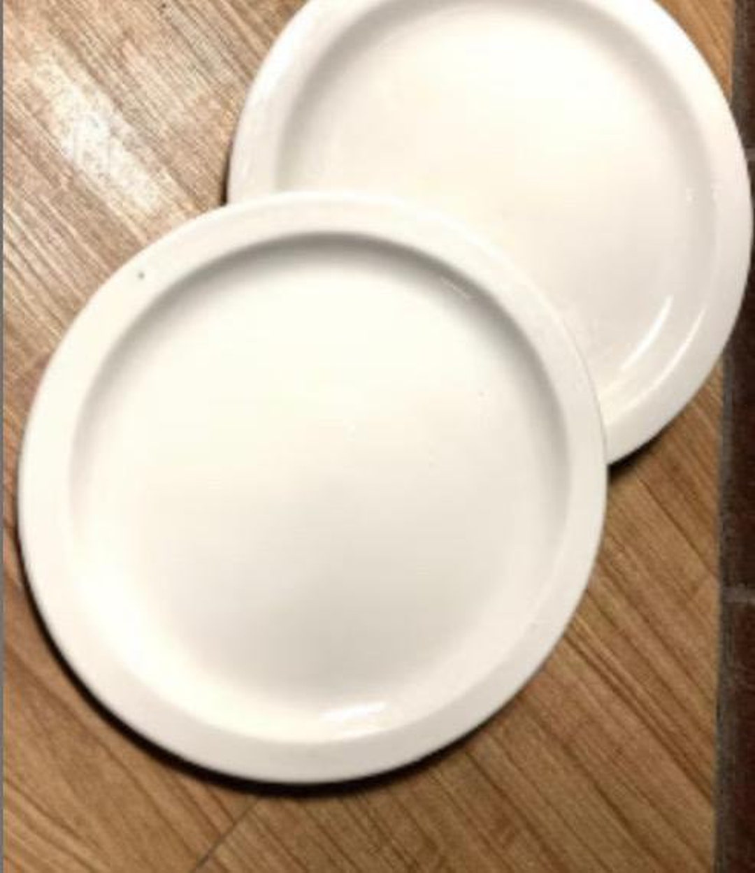 Crestware Bone White Restaurant-ware Plates, Heavy, Set of 2. Bin #28 ...