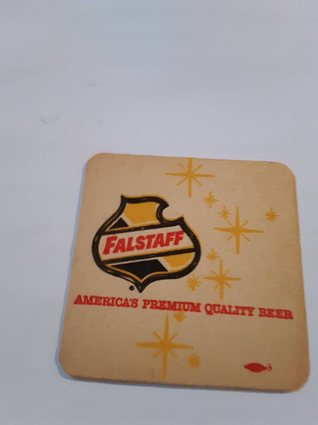 Falstaff Beer Paperboard Coaster and Know Your Glasses Double Sided ...