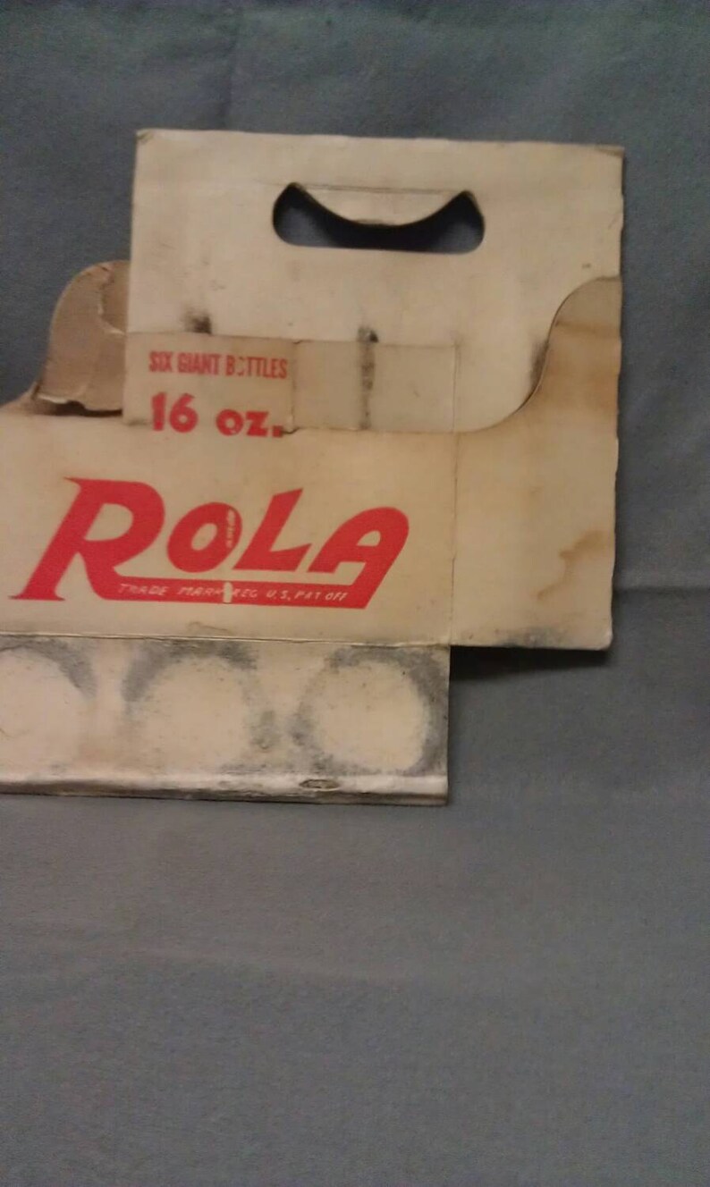 Rola Cola Seis Botellas Gigantes 16 oz. Cartón Doblado - Etsy México