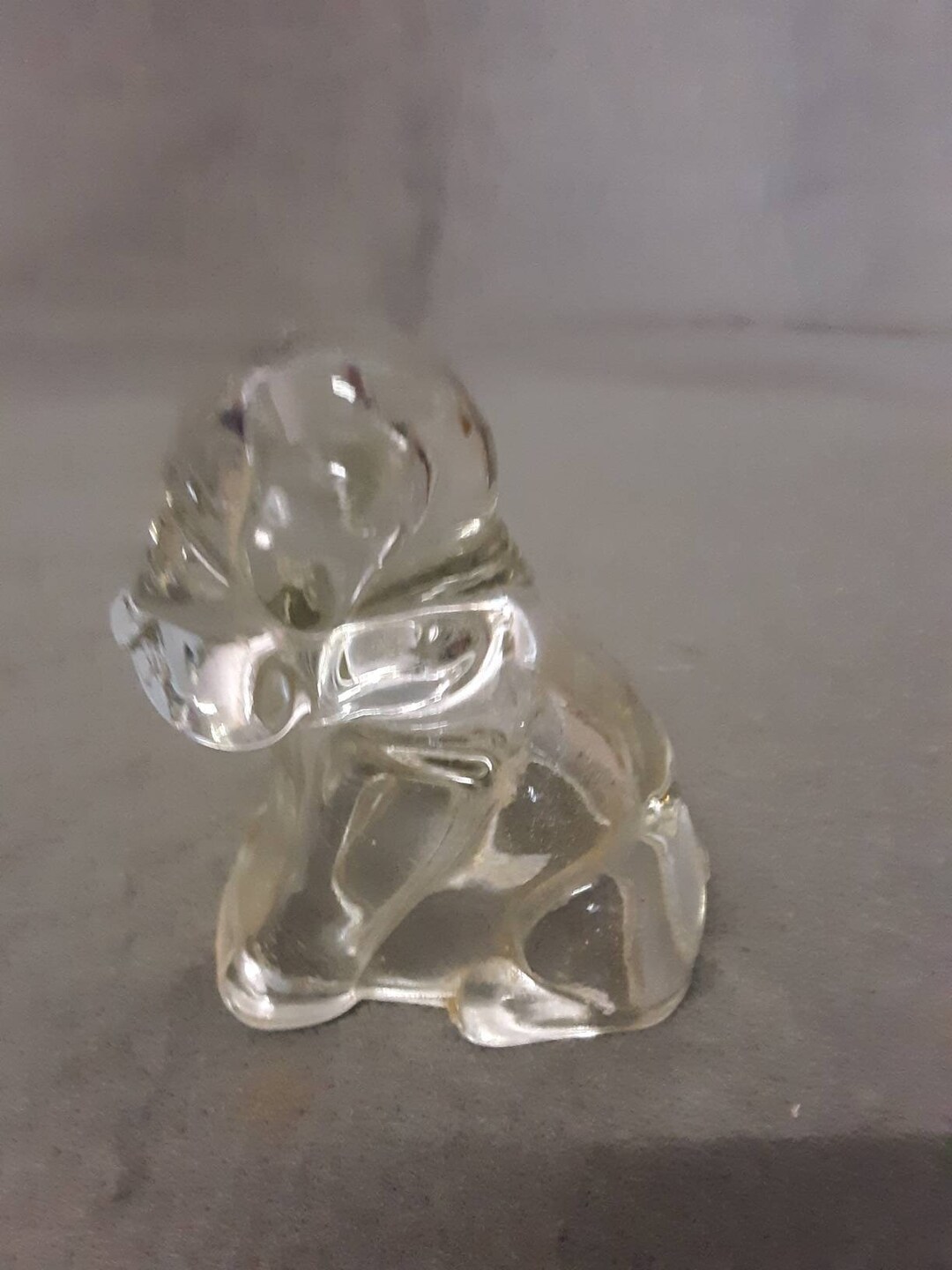 Glass Candy Container Nappy the Dog Glass Candy Container - Etsy