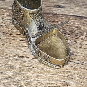 Vintage Brass Shoe Ashtray, Boot Style Ashtray - Etsy
