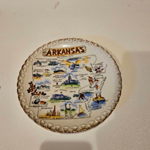 State Souvenir Plate - Etsy
