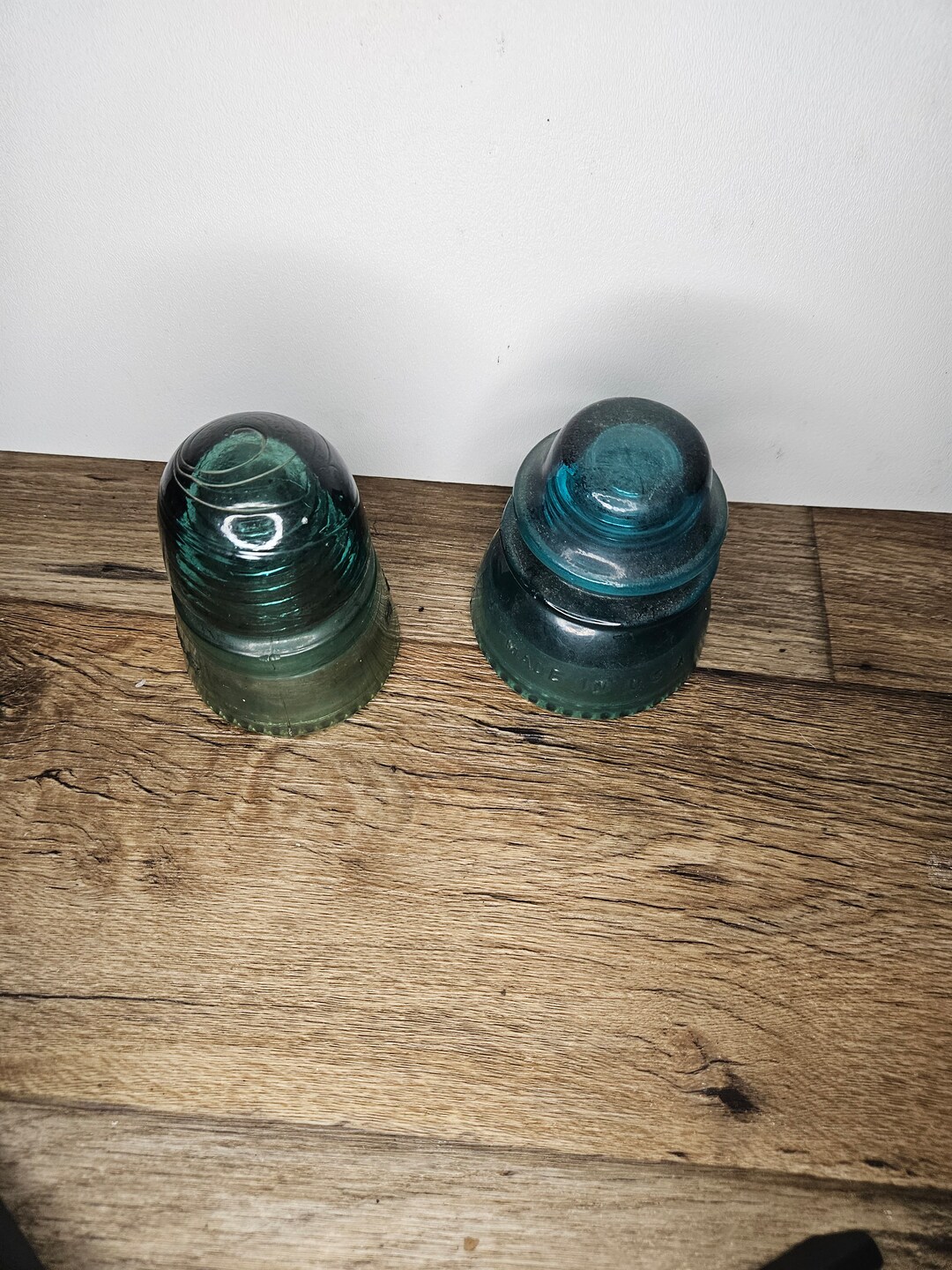 Hemingray Glass Teal Green Insulator, Lot of 2, No. 21 & 42 - Etsy