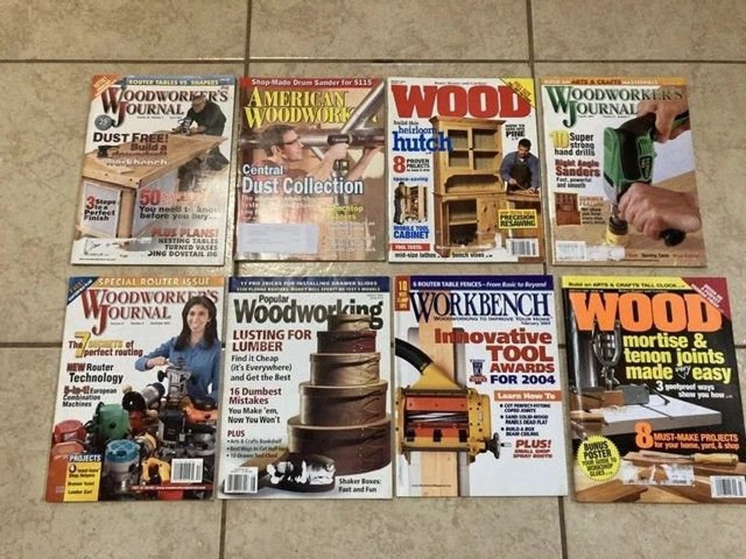 Old Woodworking Magazines- 2002-2004, Woodworkers, Sanders, Cabinetry ...