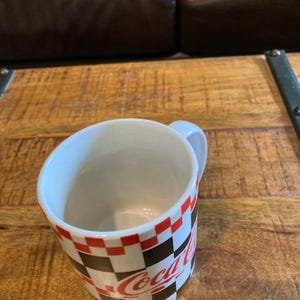 Coca-cola 1997 Gibson Checkerboard Diner Mug Coffee Mug - Etsy